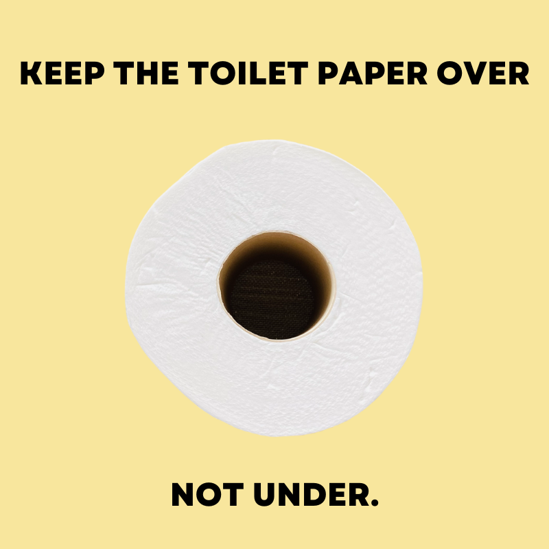 Over or Under? The BIG Toilet Paper Debate | Roll Up