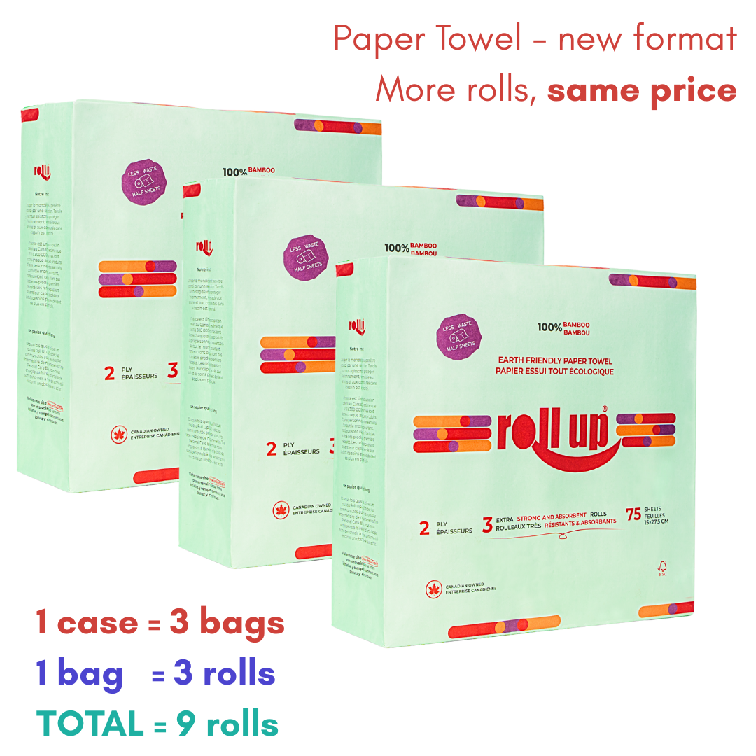 Roll Up Bamboo Toilet Paper and Facial Tissues | Roll Up